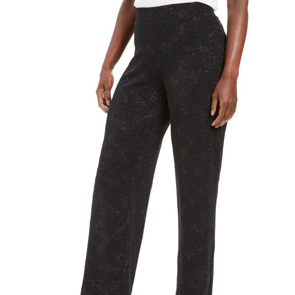 JM Collection | Pants & Jumpsuits | Jm Collection Metallic Textured ...